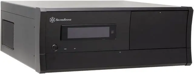 SILVERSTONE Black Grandia Series GD01B-MXR ATX Media Center / HTPC Case ...