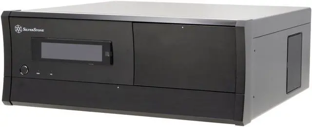SILVERSTONE Black Grandia Series GD01B-MXR ATX Media Center / HTPC Case ...