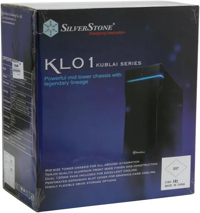 SilverStone Kublai Series KL01-BW Black Computer Case - Newegg.ca