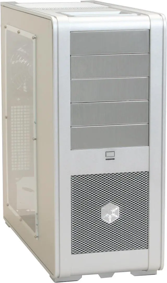 SilverStone Fortress Series FT01-SW Silver Uni-body Computer Case ...
