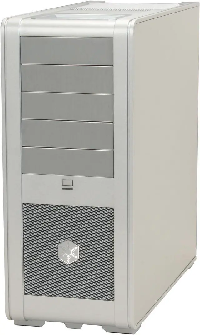 SilverStone Fortress Series FT01-SW Silver Uni-body Computer Case ...
