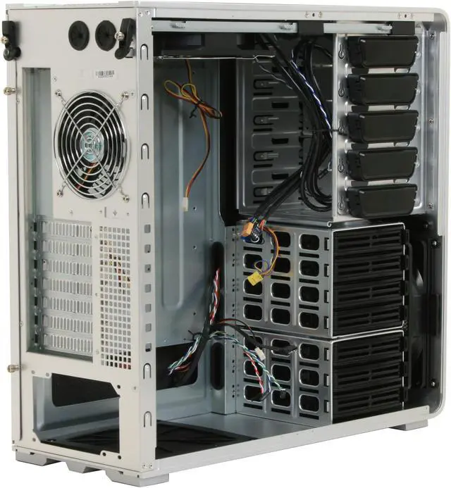 SilverStone Fortress Series FT01-SW Silver Uni-body Computer Case ...