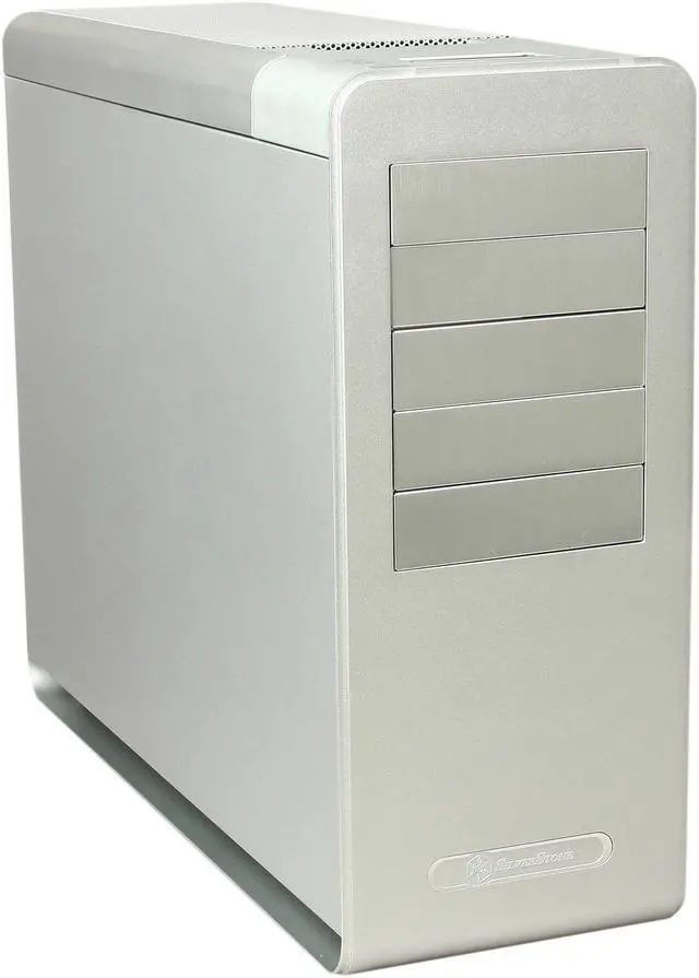 SilverStone Fortress Series SST-FT02S-W-USB3.0 Silver Computer Case ...