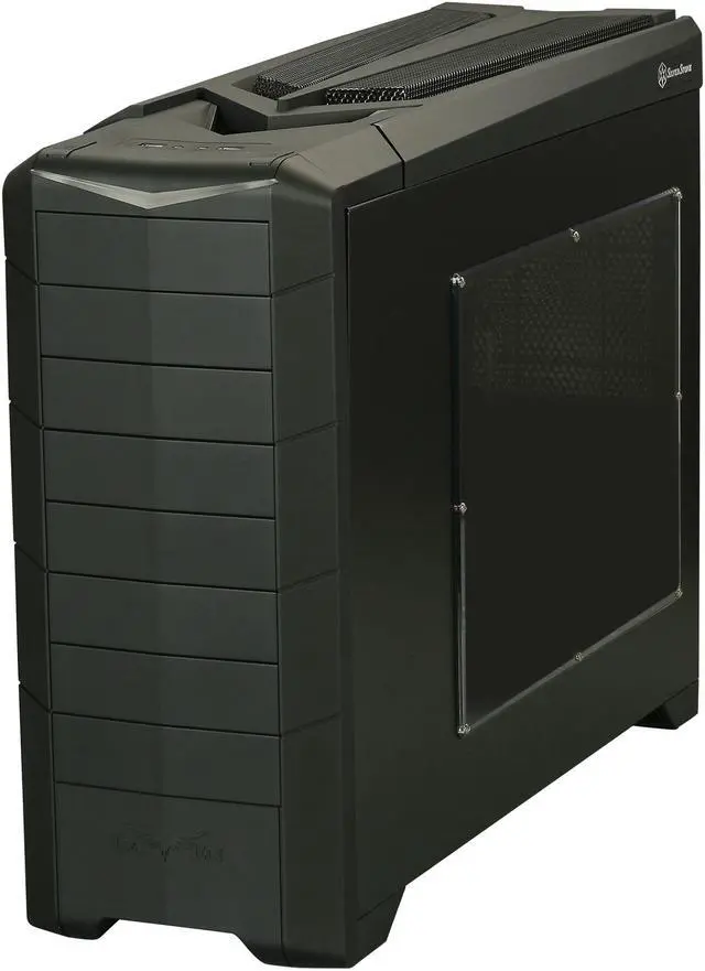 SilverStone RAVEN RV02B-W-USB3.0 Matte black 0.8mm Steel ATX Full Tower ...