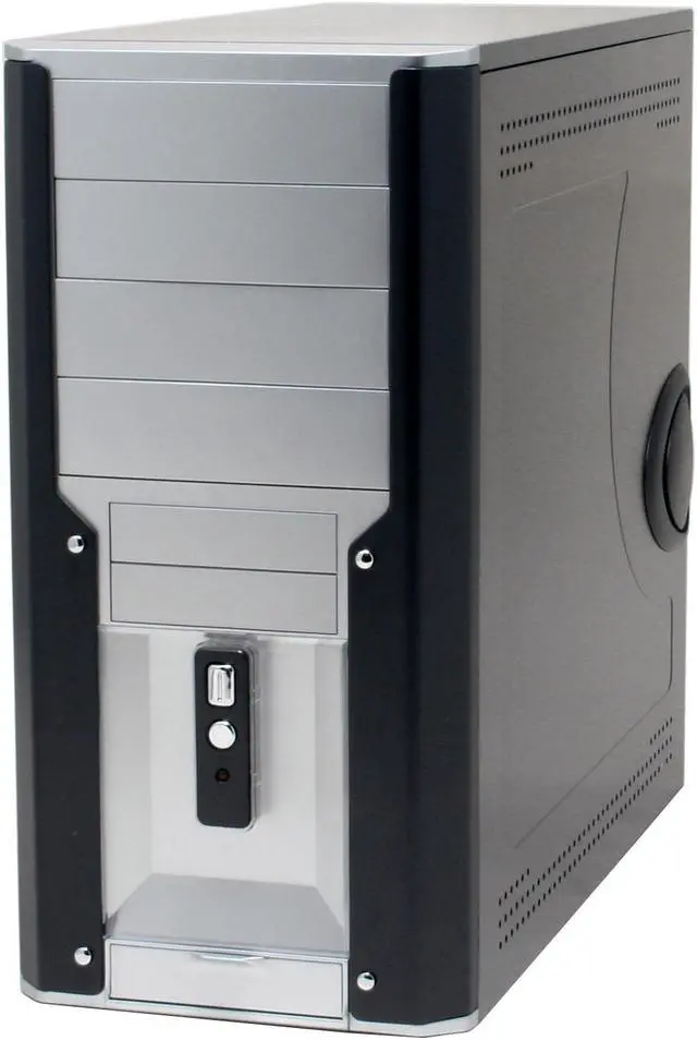 Linkworld A319-C2628-P4 Black/Silver Computer Case - Newegg.com