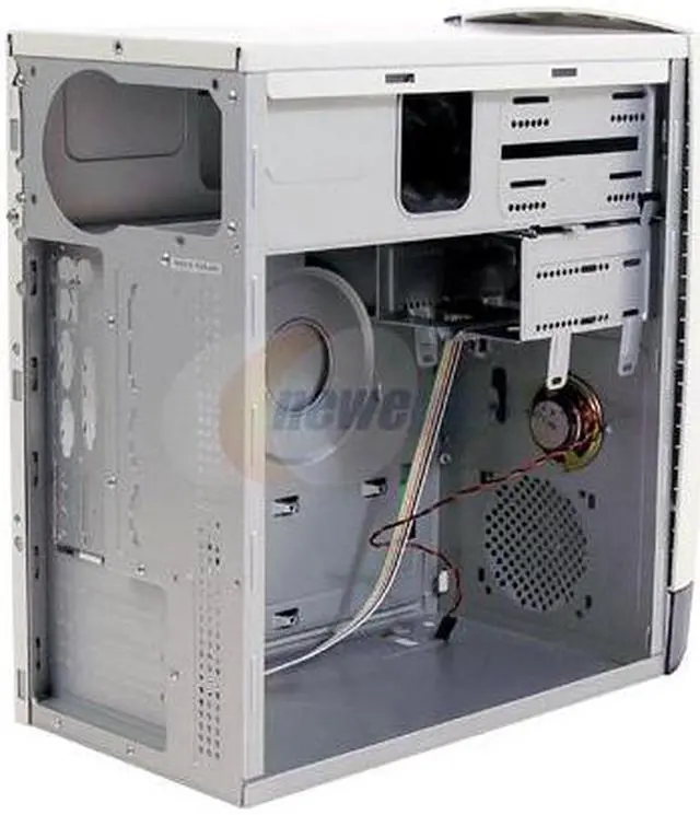 Linkworld 217 MICRO ATX C.06 Beige/Transparent Gray Computer Case ...