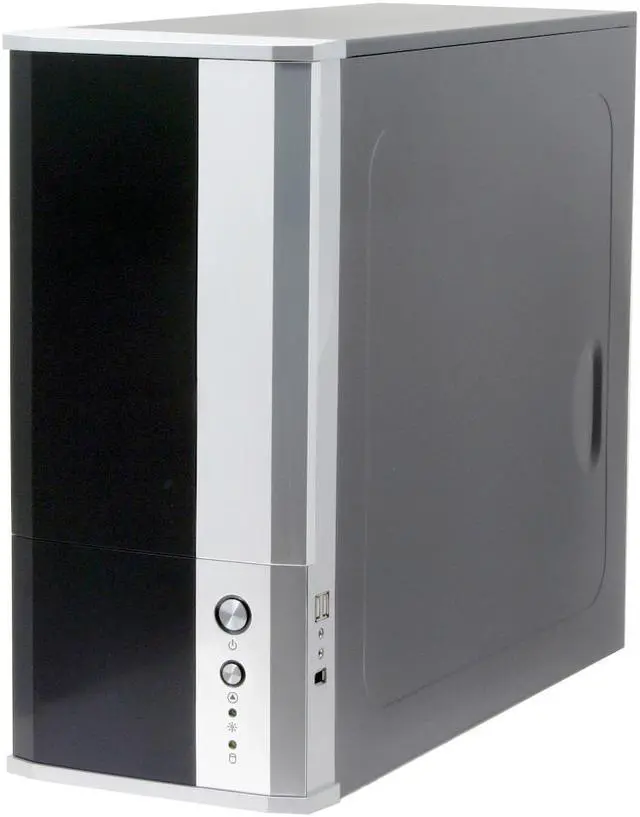 Linkworld 313-07-C2228 Black/ Silver Computer Case - Newegg.com