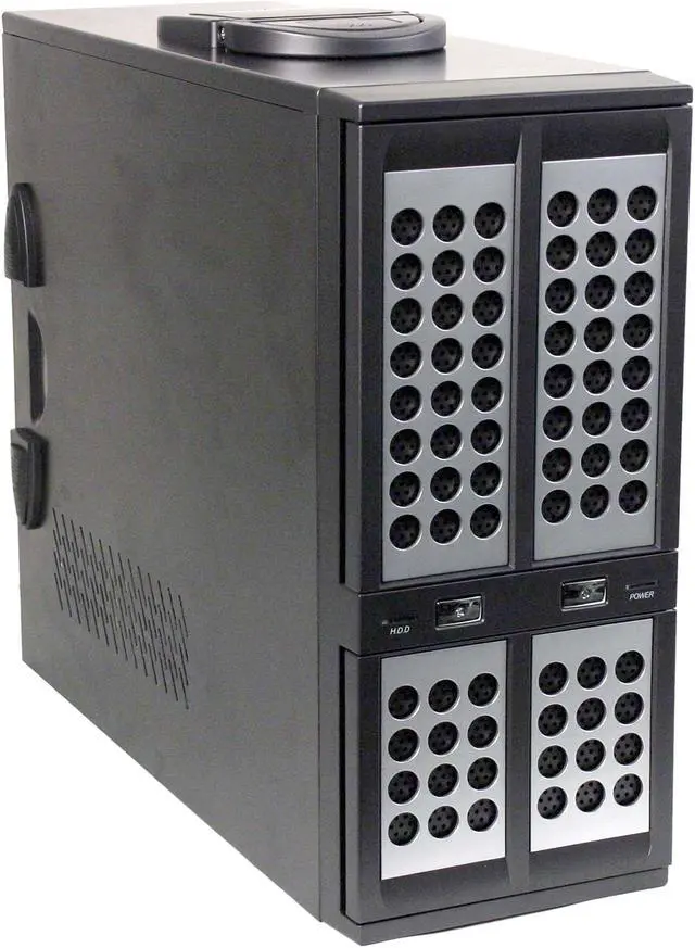 iStarUSA Storm Series S-8100 Black/Silver Server Case - Newegg.com