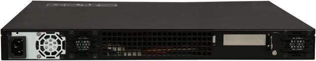 iStarUSA M-140-ITX Black 1U Rackmount 4-Bay Trayless Storage Server ...