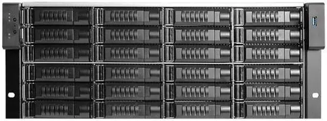 iStarUSA E4M24HD 4U 24-Bay Storage Server Rackmount Chassis 12Gb/s HDD ...