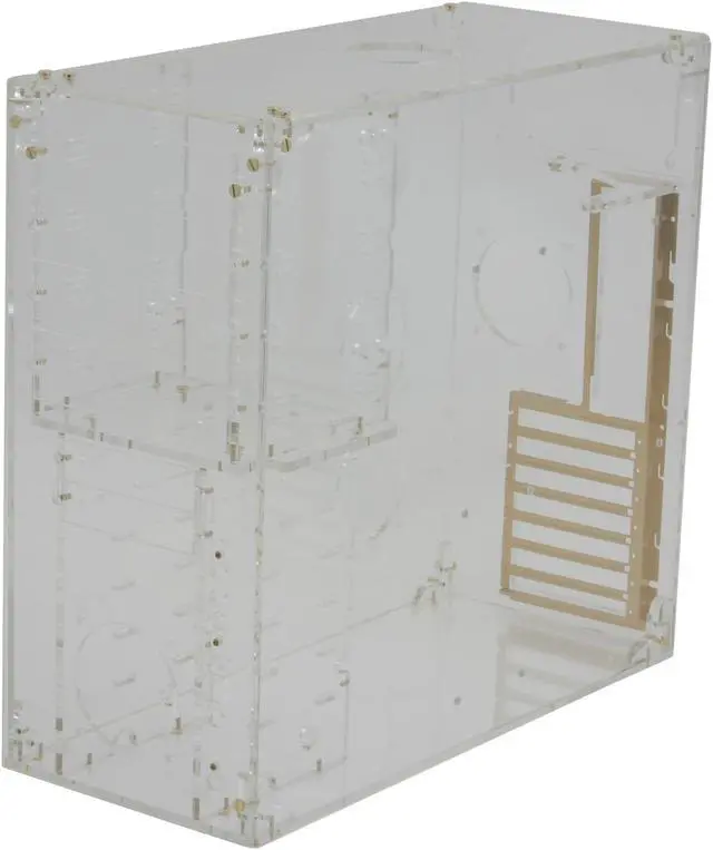 Sunbeam LAC-GT Green 5.0 & 8.0mm thick acrylic panels ATX Mid Tower ...