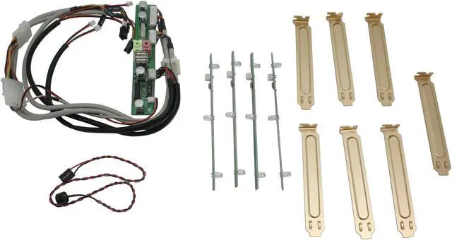 Sunbeam LAC-GT Green 5.0 & 8.0mm thick acrylic panels ATX Mid Tower ...