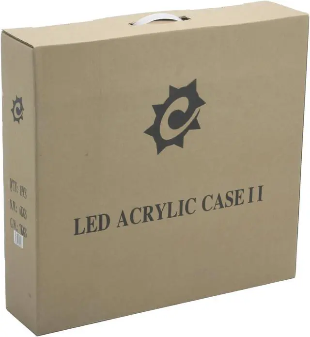 Sunbeam LAC-GT Green 5.0 & 8.0mm thick acrylic panels ATX Mid Tower ...