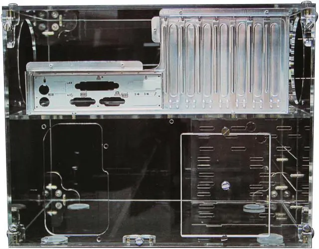 Sunbeam UFO ACUF-T Transparent Computer Case - Newegg.com