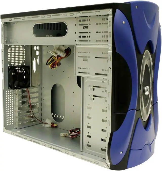 KINGWIN Mutant X MTX425BK Black/Blue Computer Case - Newegg.com