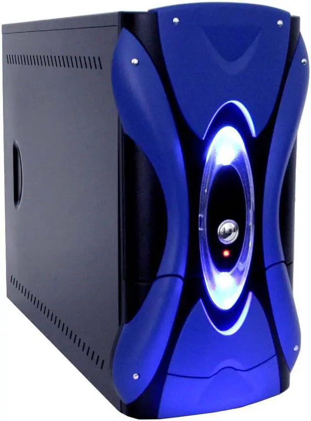 KINGWIN Mutant X MTX425BK Black/Blue Computer Case - Newegg.com
