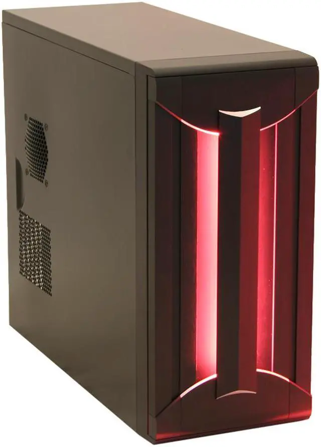 KINGWIN SK-523BKP Black Aluminum front bezel, Prescott ready, SECC ...
