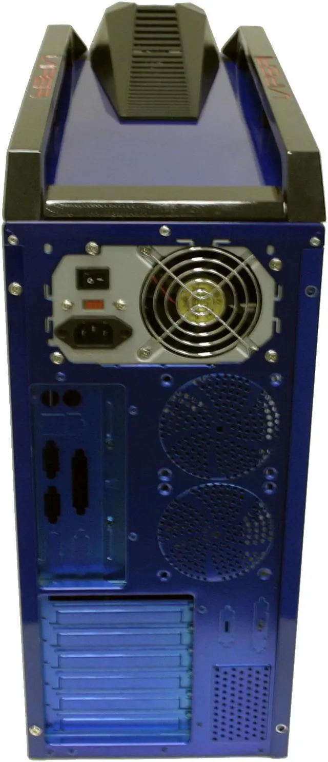 MGE CA-VIPER-KB Black/Blue Computer Case - Newegg.com