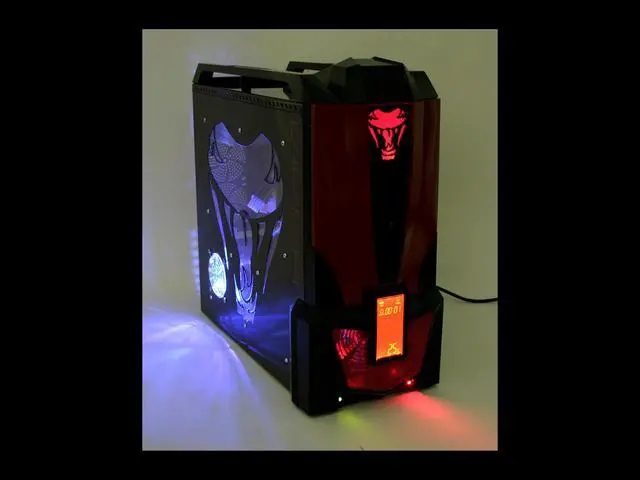 MGE Viper CA-VIPER-KR Black/Red Computer Case - Newegg.com