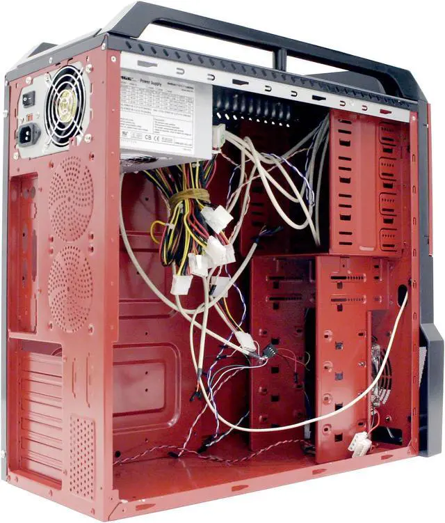 MGE Viper CA-VIPER-KR Black/Red Computer Case - Newegg.com