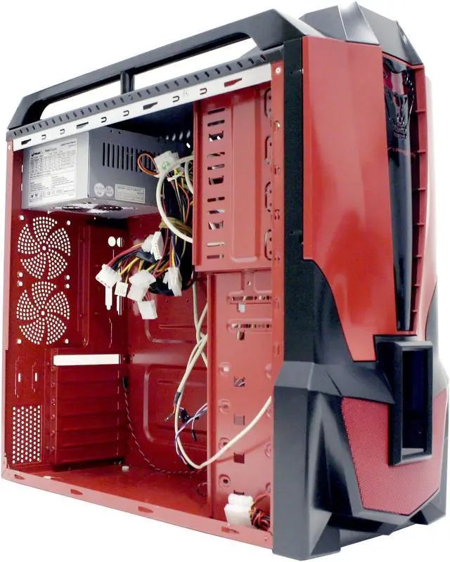 MGE Viper CA-VIPER-KR Black/Red Computer Case - Newegg.com