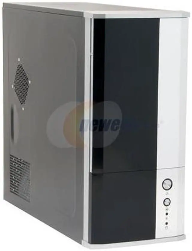 MGE CA-SI-K Black/Silver Computer Case - Newegg.com