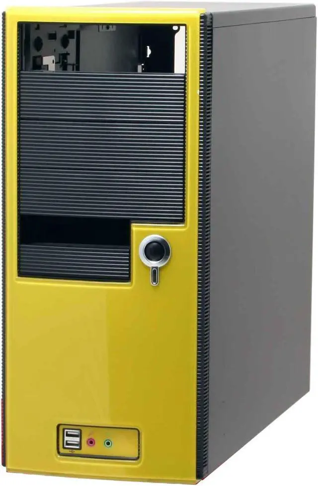 AMS XG-4292YB Yellow/Black Computer Case - Newegg.com