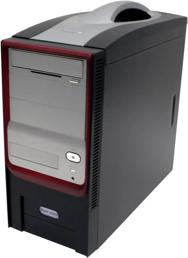 CODEGEN CAT-1015-RD Black/Silver Computer Case - Newegg.com