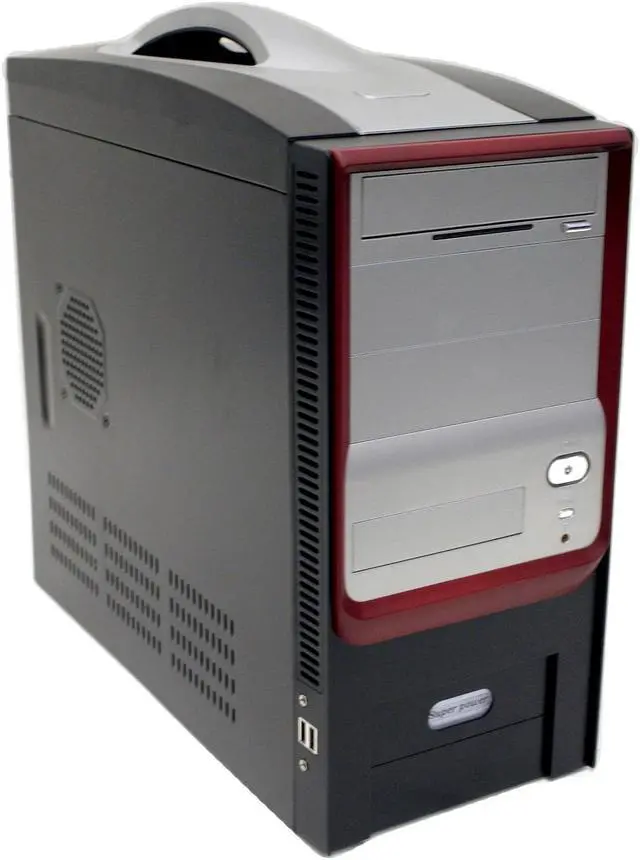 CODEGEN CAT-1015-RD Black/Silver Computer Case - Newegg.com