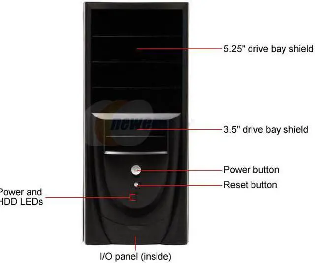 Athenatech A416BS.400 Black Computer Case - Newegg.com