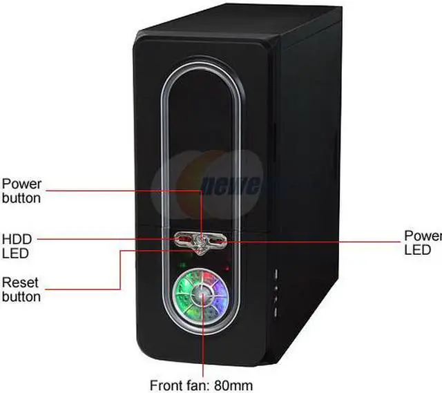 Athena Power CA-2853B48 Black PC Computer Case - Newegg.com