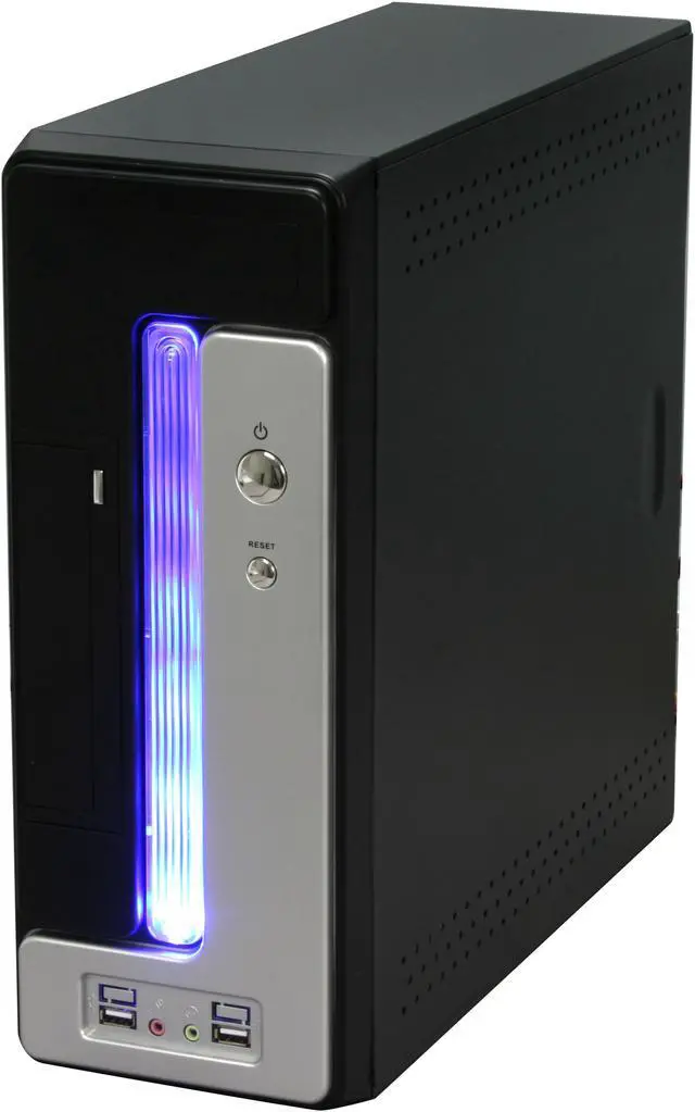 Athena Power CA-1015IS47 Silver / Black Computer Case - Newegg.com