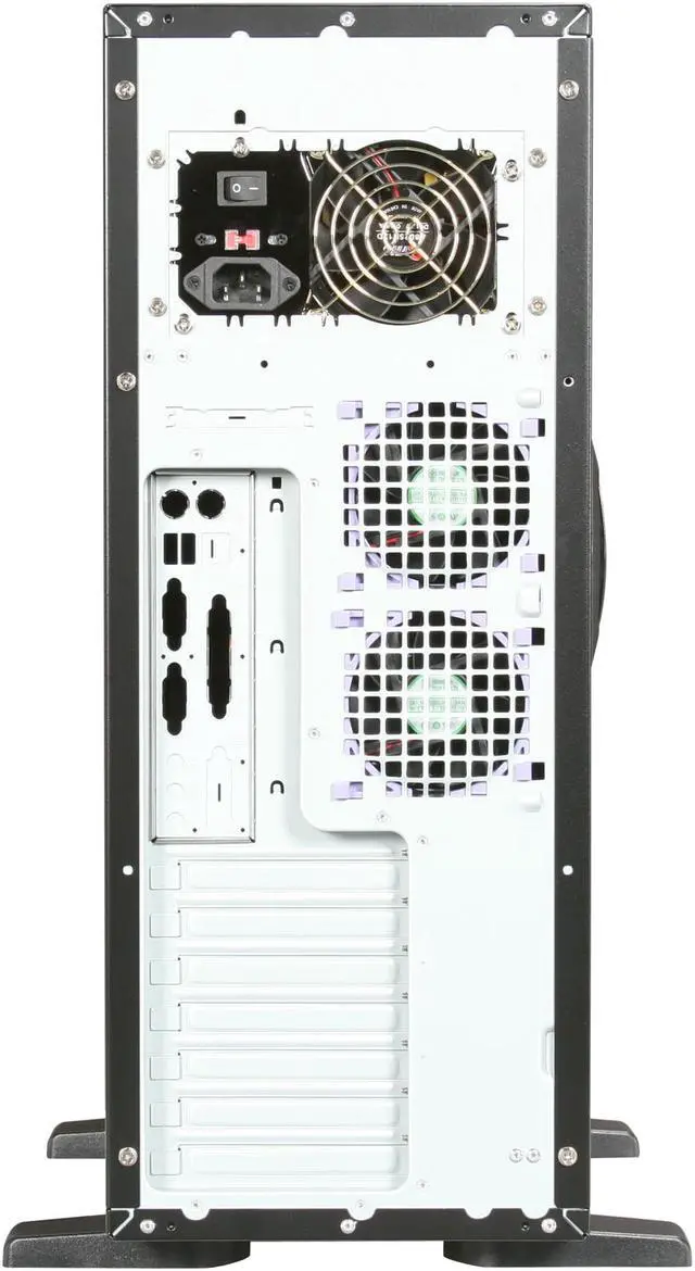 Athena Power CA-601B60 Black SECC 1.0mm ATX Full Tower Computer Case w ...