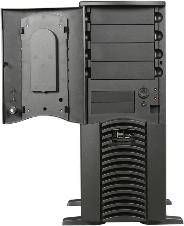 Athena Power CA-601B80 Black SECC 1.0mm Steel ATX Full Tower Computer ...
