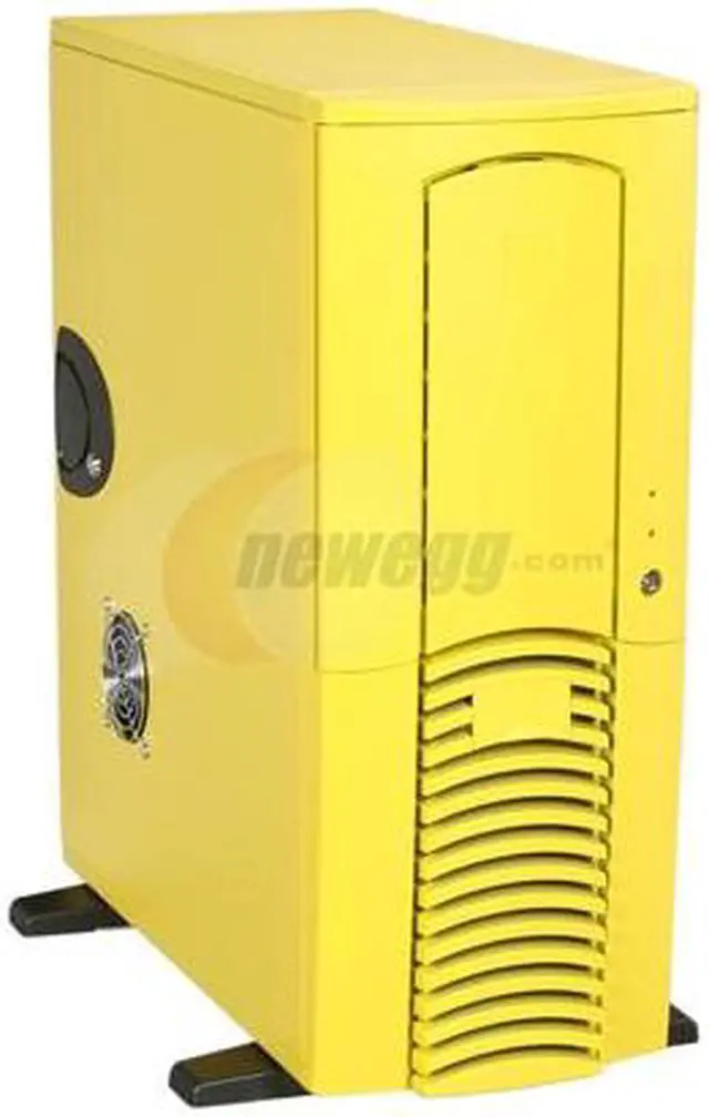 Athena Power CA-601Y95 Yellow SECC 1.0mm Steel ATX Full Tower Computer ...