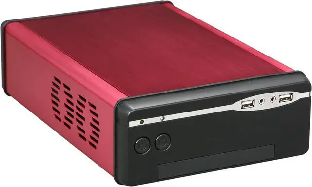 Athena Power a-BOX² Cerise CA-ITX608PK30 Pink / Black Computer Case ...
