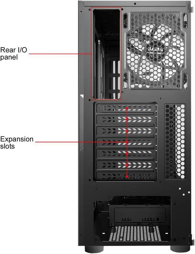 SAMA Sama-G3-ARGB Black USB3.0 Steel/ Tempered Glass ATX Mid Tower ...