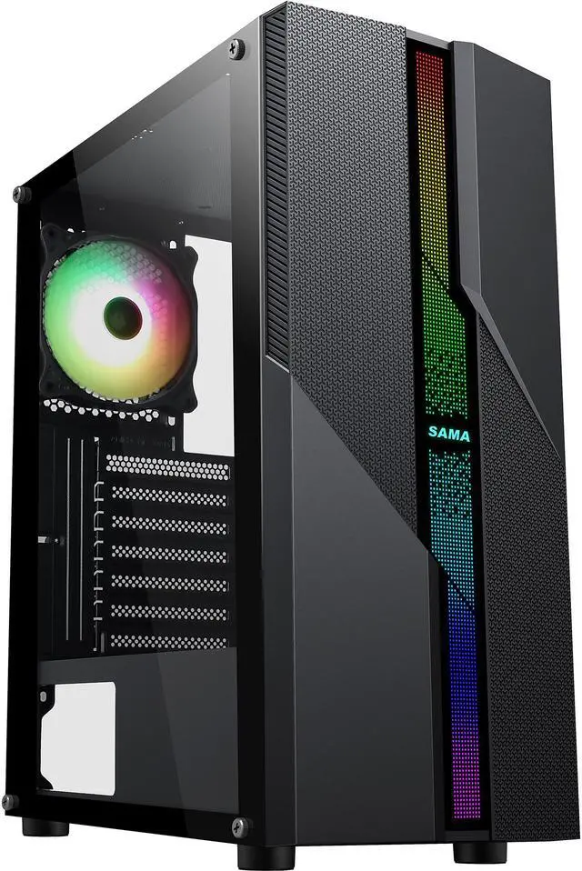 SAMA SAMA-M3-ARGB Black Computer Case - Newegg.com