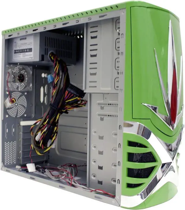 ePOWER Warrior EPC-523GG-450 Green Computer Case - Newegg.com