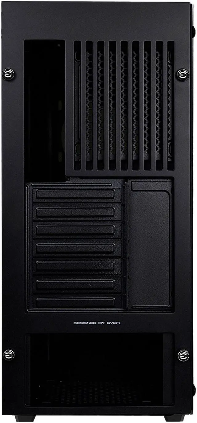 Open Box: EVGA DG-77 Matte Black Mid-Tower, 3 Sides of Tempered Glass ...