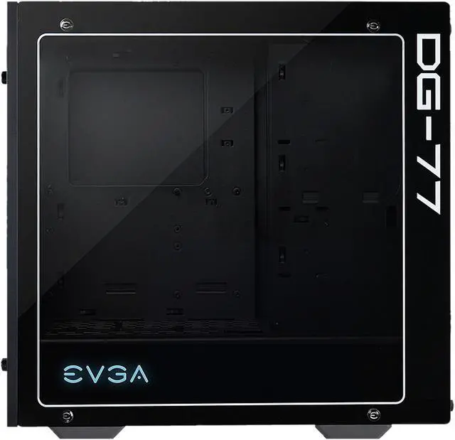 Open Box: EVGA DG-77 Matte Black Mid-Tower, 3 Sides of Tempered Glass ...