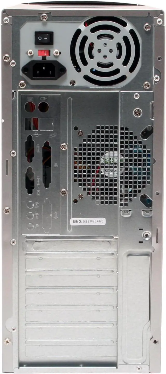 XION Solaris XON-401 Black with Green LED Light Steel ATX Mid Tower ...