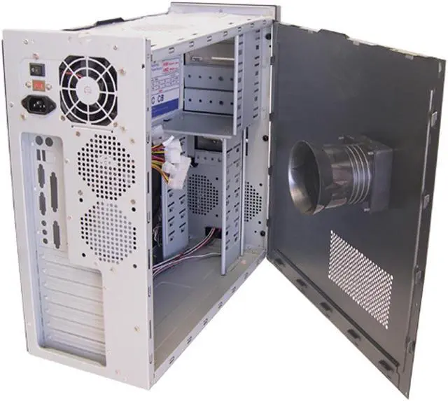 ATRIX CSCI-C8001-C43 Black/Silver Computer Case 4 in1 Combo - Newegg.com