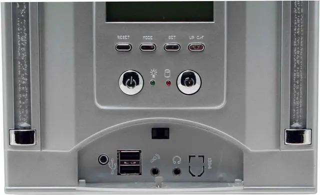 JPAC 412Silver Steel ATX Mid Tower Computer Case 500W Power Supply ...