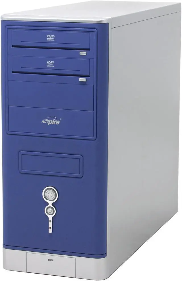 Open Box: Spire BlueFin SP-6190U Blue/Silver Computer Case - Newegg.com