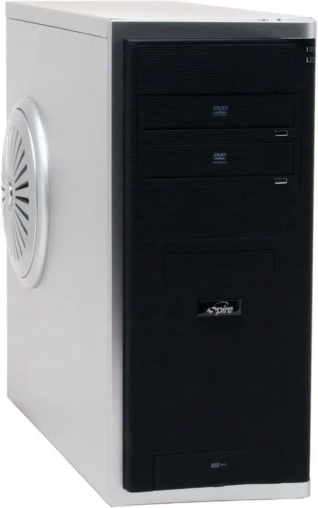 Spire SP-7202B Black/Silver Computer Case - Newegg.com