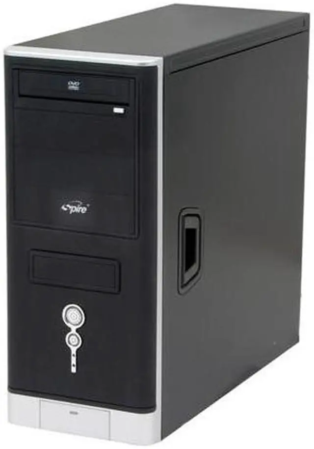 Spire BlackFin SP-7090B Black Metal SECC/ ABS ATX Mid Tower Computer ...