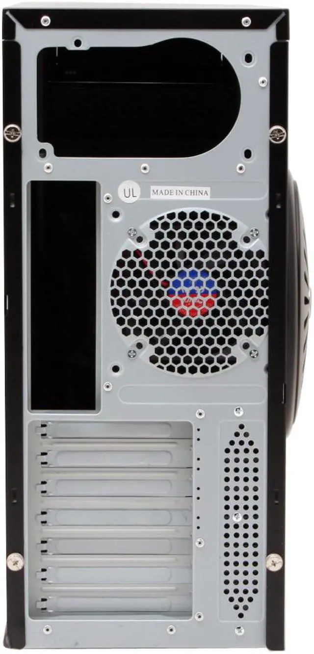 Spire BlackFin SP-7090B Black Metal SECC/ ABS ATX Mid Tower Computer ...