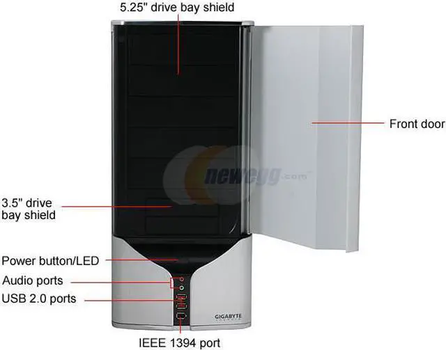 GIGABYTE Poseidon 310 GZ-AA3CB-SJS Silver Computer Case - Newegg.com