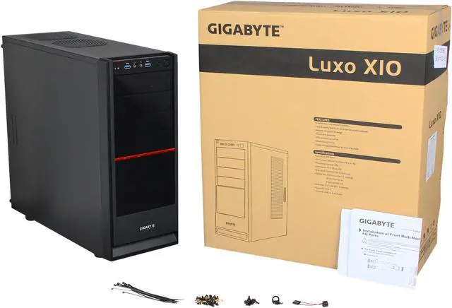 GIGABYTE Luxo X10 Black Computer Case - Newegg.com